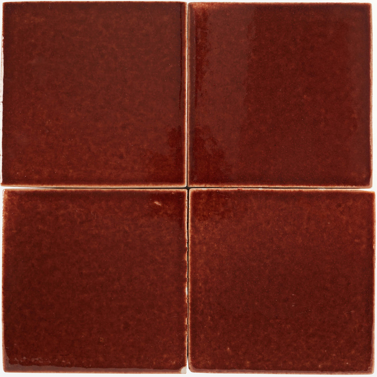 India 15x15 cm - Deep Red – Marokk Tiles